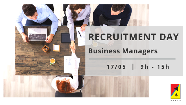 Recruitment Day Business Managers - ALTEN Belgium
